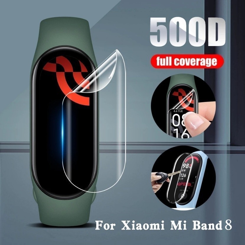 Soft Hydrogel Film for Xiaomi MiBand 10 9 8 7 6 5 4 3 Screen Protective Soft Film Wristband Not ...