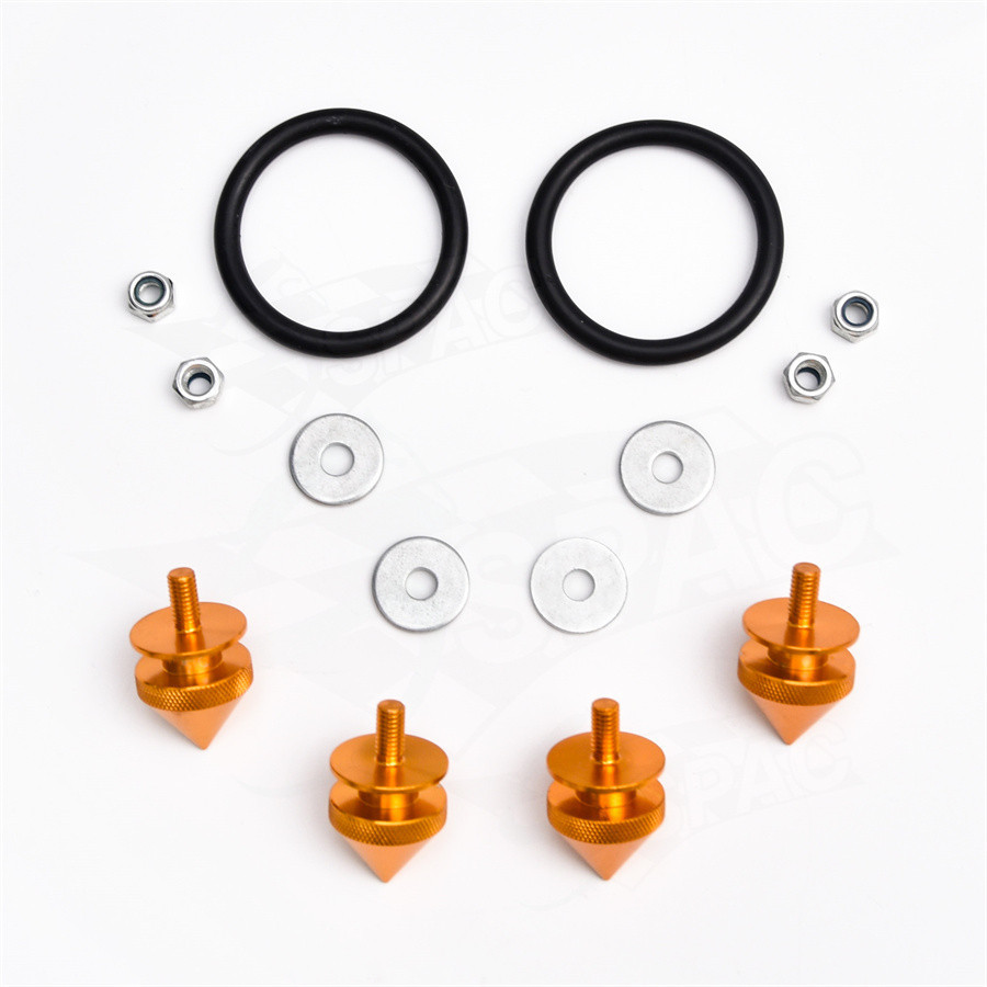 Universal JDM Aluminum Bumper Quick Release Fasteners Fender Washers ...