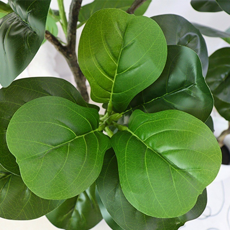 Faux Fiddle Leaf Fig TreeArtificial Ficus Tree with Tall Artificial ...