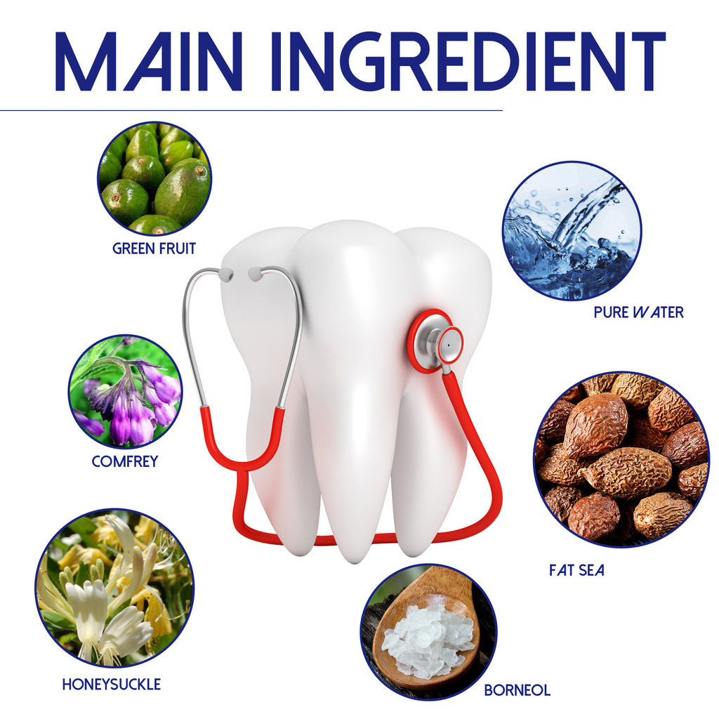 Swollen Gum Toothache Relief Spray Periodontitis Treatment Cure Worms ...