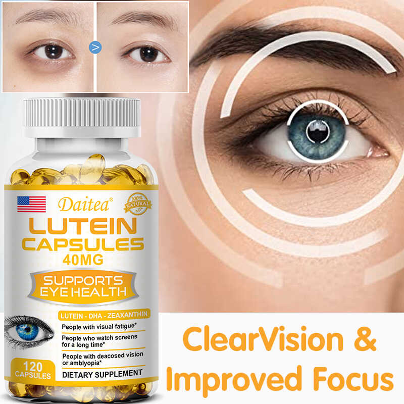 20 DAITEA Lutein mg, kasama ang Zeaxanthin, ay sumusuporta pagod at ...