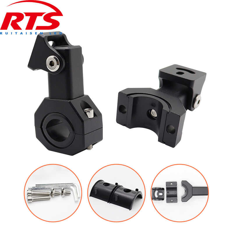 LED Headlight RTS Spotlights Clamps Brackets Tube Clamp Kit For ...