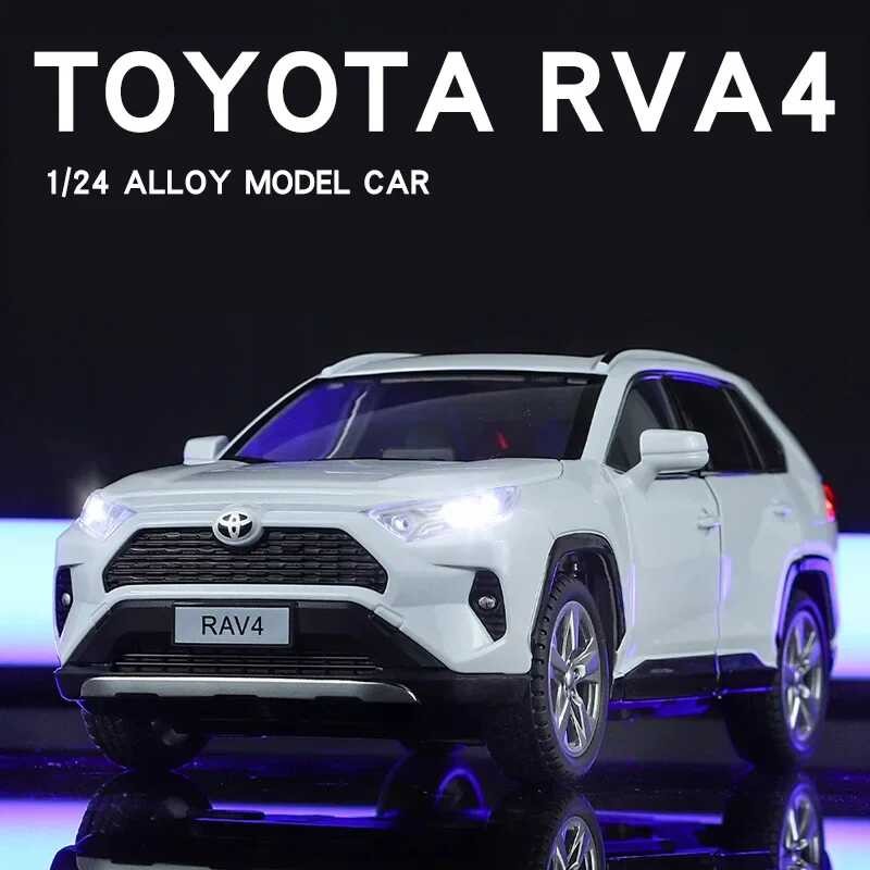 1/24 。 Scale Toyota Rav4 Off-Road SUV Model Car Metal Diecast Vehicle ...