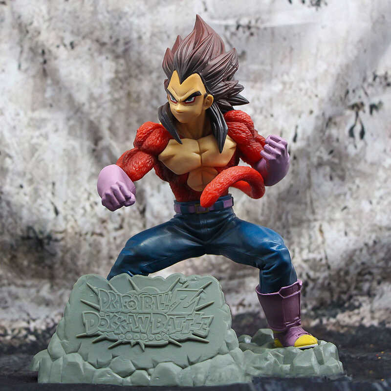 6 15Cm Dragon Ball Z Cartoon Super Saiyan Four Model Toy Vegeta Ssj4 ...
