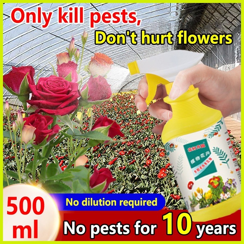♨ ☍ Pest control spray for plants 500ml Flower insecticide sprays ...