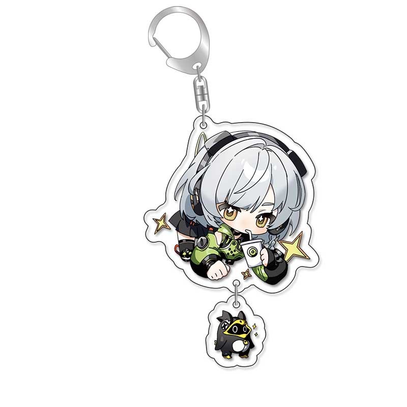 Zenless Zone Zero Anby Demara Billy The Kid Anime Keychain Cartoon ...