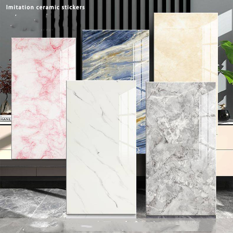 Imitation Marble Tile Self-adhesive Wall Sticker 3D Three-dimensional ...