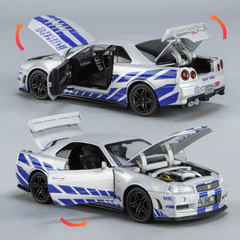 1:32 ∮ Nissan GTR R34 Gt-R R35 Fast & Furious All | Shopee Philippines
