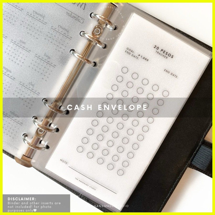 ♣ Laminated and Reusable Ipon Challenge Tracker (Binder not Included ...