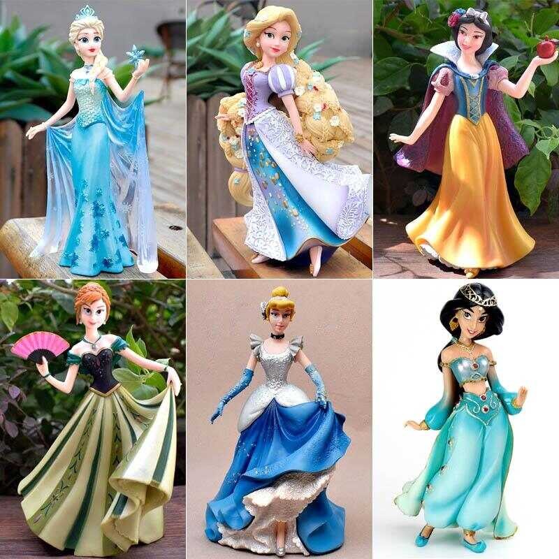 FastShipping 19CM s princess Action figure model Snow White Elsa Anna ...