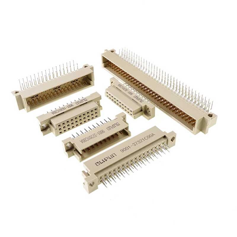 1 5 50 Pcs Backplane Connector DIN 41612 2 3 Rows 20 30 32 48 64 96 ...