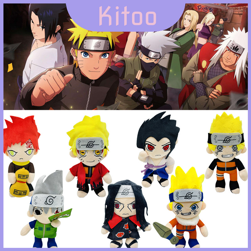 Soft And Cuddly Naruto Plush 11" Stuffed Doll Uzumaki Kakashi Uchiha ...