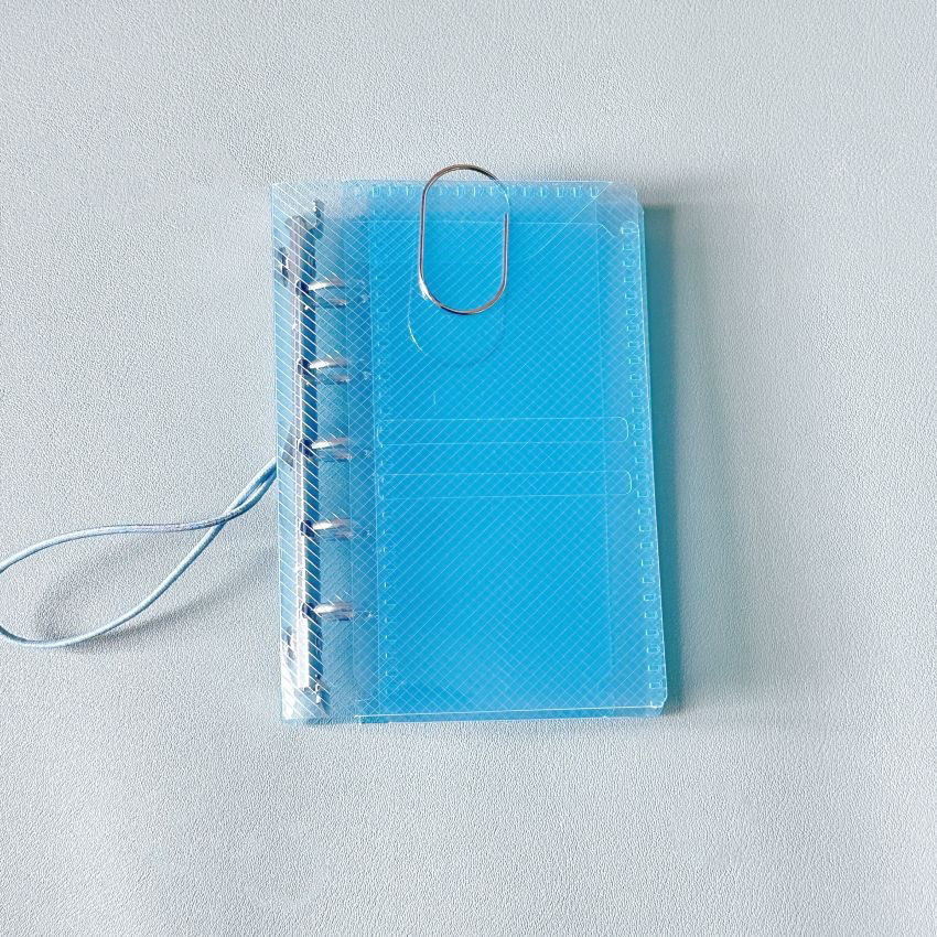 M5 Pocket Binder Transparent Loose Leaf Cover Journal Sketchbook ...