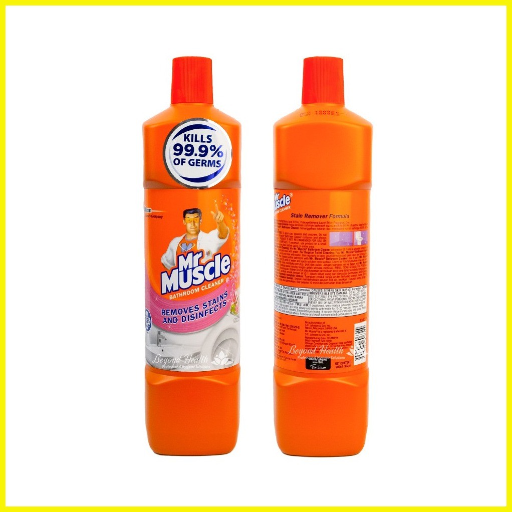 Mr. Muscle® Bathroom Cleaner Mr Muscle Cleaner 900ml Removes Bathroom ...