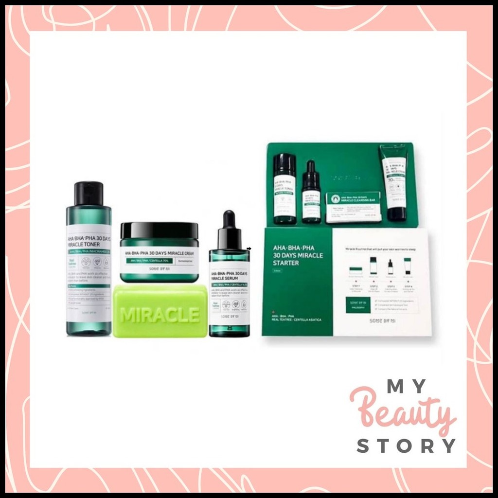 Some By Mi Miracle Toner / Serum / Cleansing Bar / Cream / Clear Pad ...