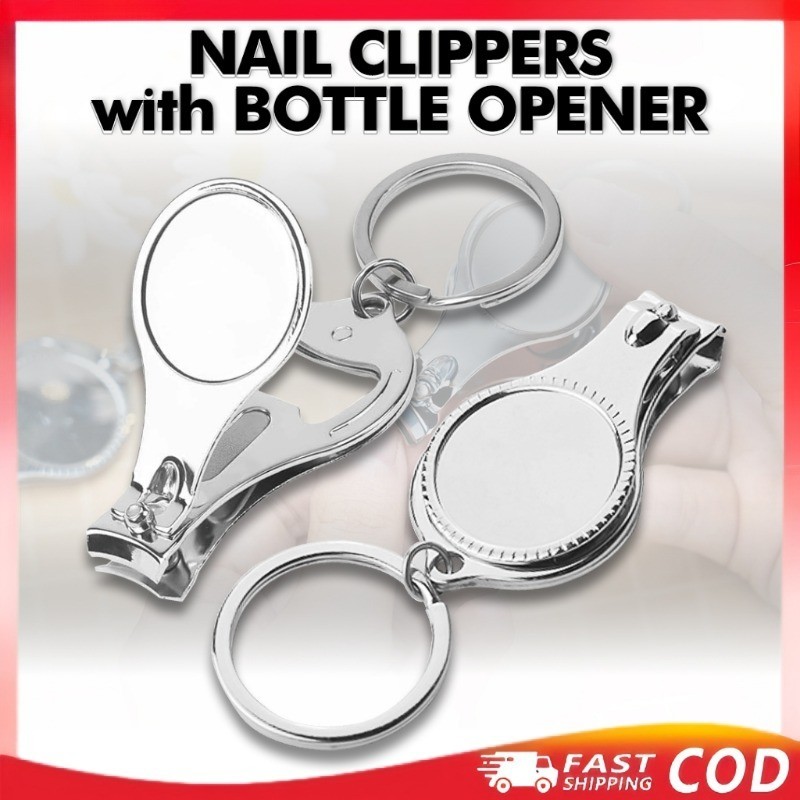 2in1 Stainless Steel Nail Cutter with Bottle Opener Customizable Nail ...
