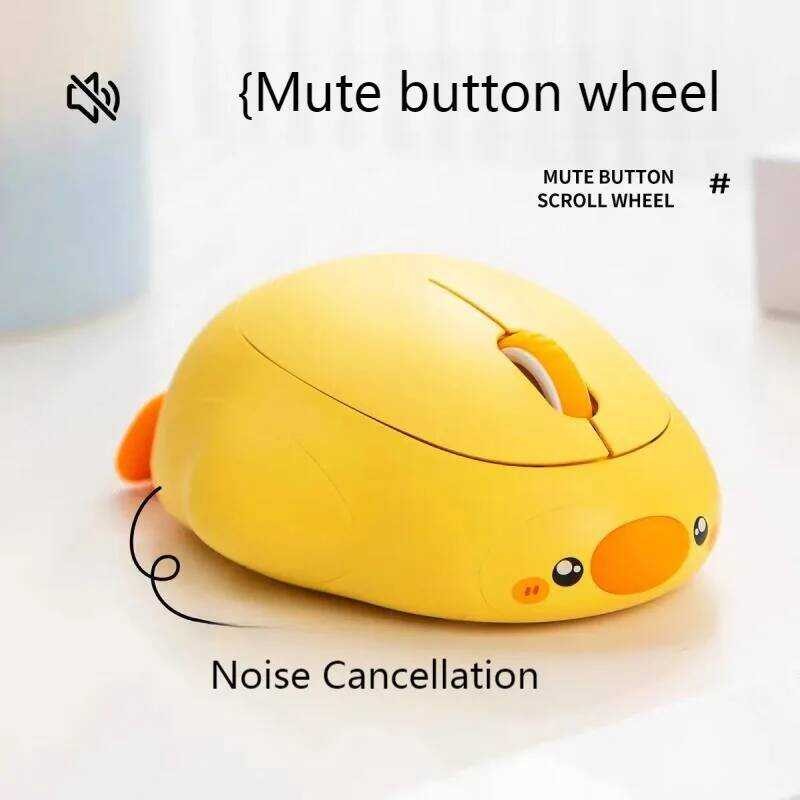 Cute Cartoon Pet Penguin&duck Design Tri-model Wireless Mouse Silent ...