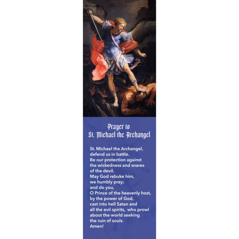 BOOKMARK - PRAYER TO THE St. Michael, Archangel(7 X 23 Cm) | Shopee ...
