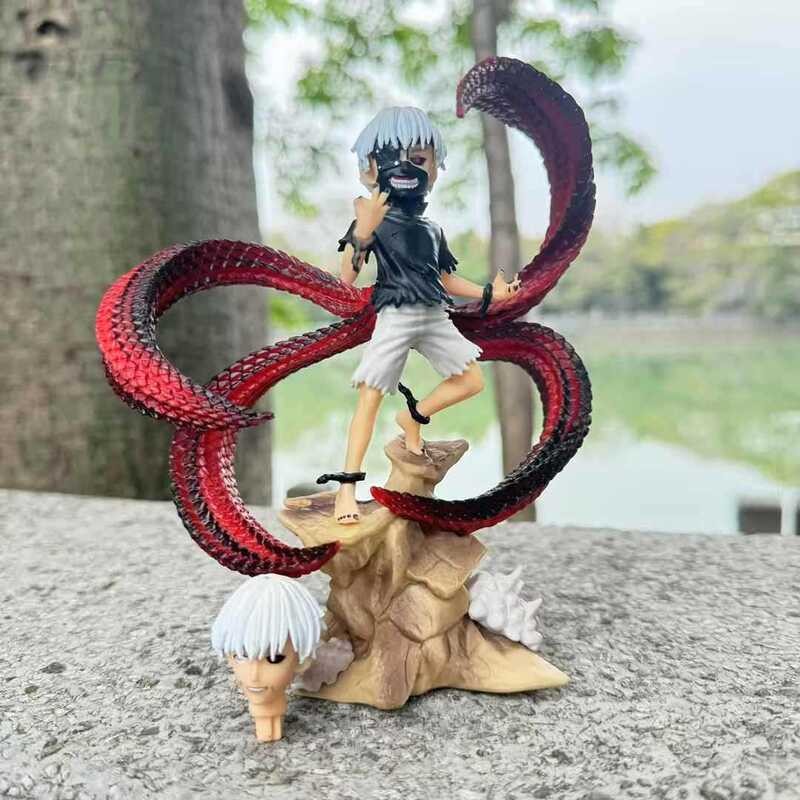 Figure Tokyo Ghoul Mask Centipede Face Change Kaneki Ken Doll Model ...