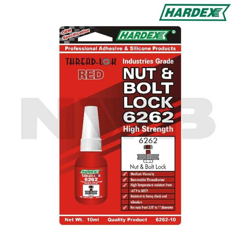 LY Hardex Threadlock Nut And Bolt Lock Adhesive 10Ml (Red – High ...