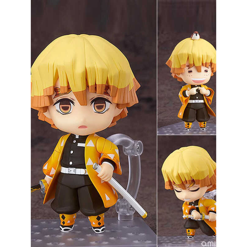 Clay Demon Slayer: Kimetsu No Yaiba Zenitsu Agatsuma Movable Face ...