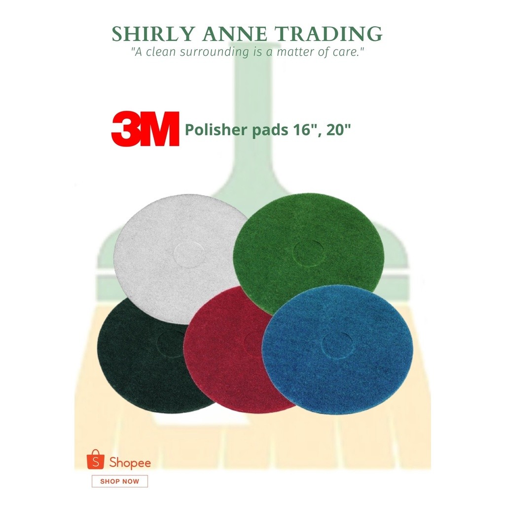♞White Polishing Pads 16" & 20" 3M and Local (Floor Polishing Pads ...