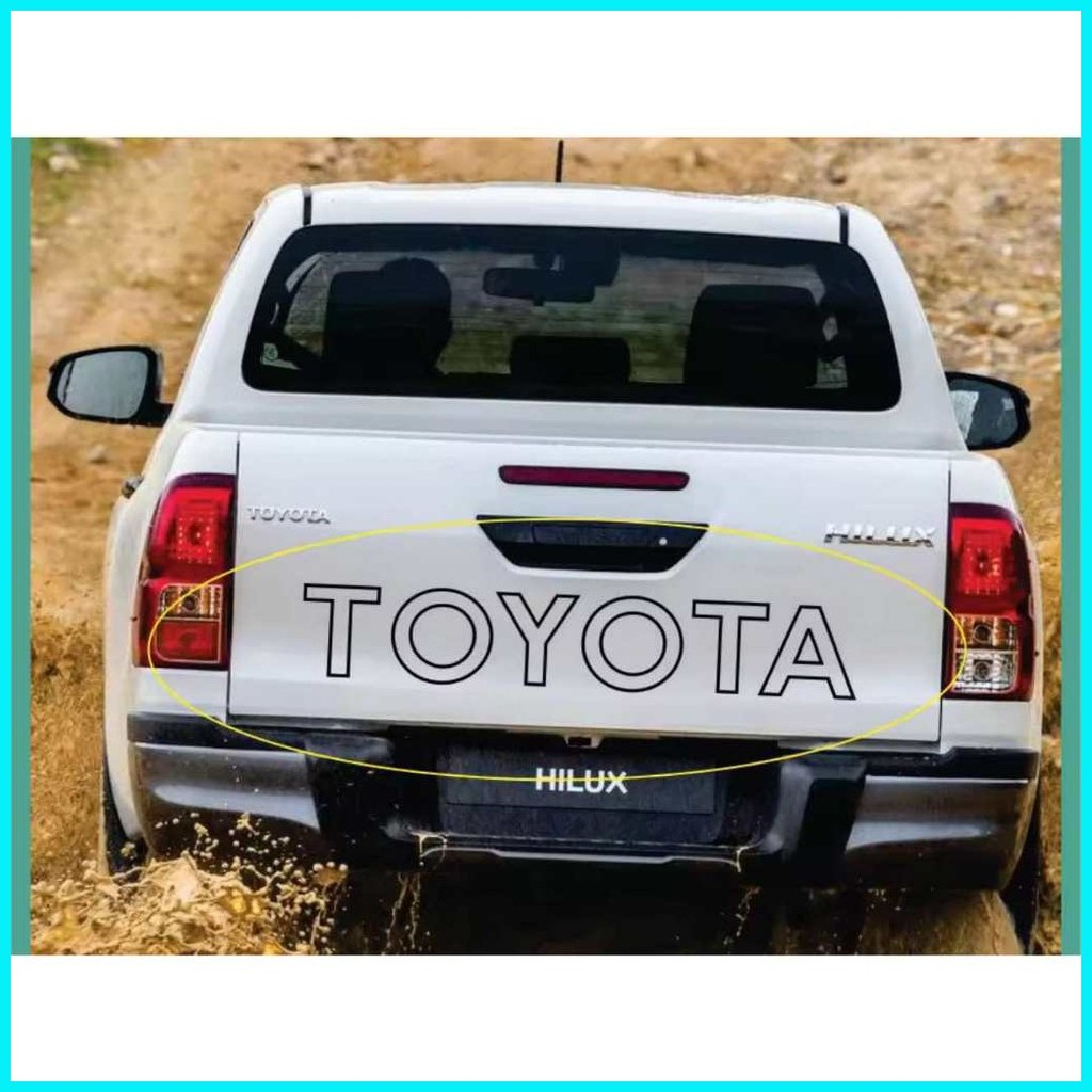 Toyota Hilux Tailgate Stickers , Toyota Hilux Conquest Sticker , Toyota ...