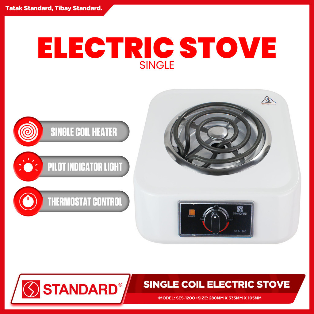 STANDARD Single Coil Electric Stove 1200W | Shopee Philippines