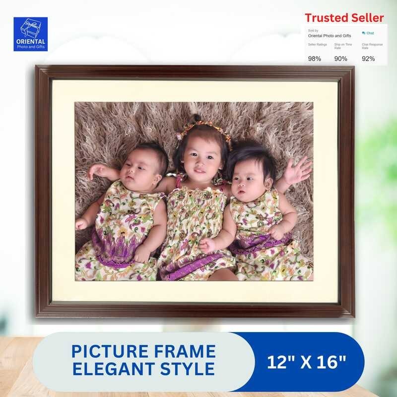 Picture Frame 12R Elegant Style For Size: 12 Inches X 16 Inches Or 30 ...