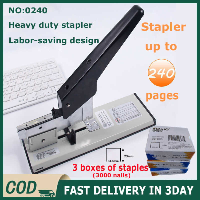 Tatlong Kahon Ng Mga Staples Upgrade Duty 240 Pagina Heavy Type Metal ...
