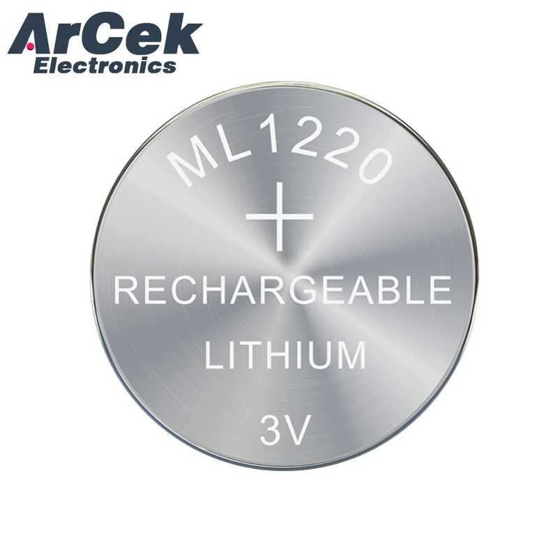 5Pcs Orihinal Φ Ml1220 3V ML 1220 18Mah Rechargeable Batteries CMOS RTC ...