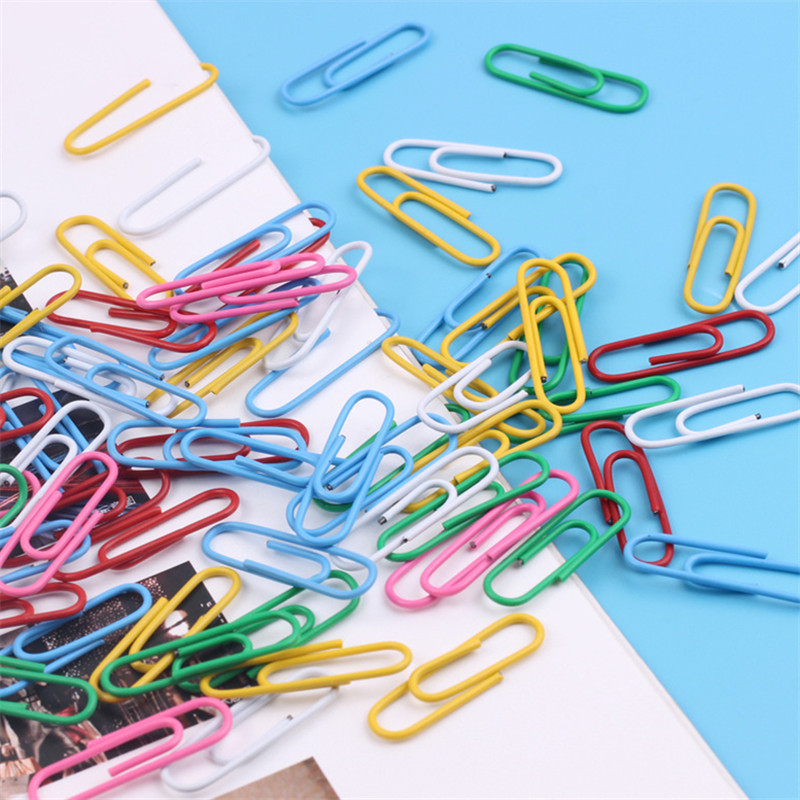 50Pcs Paper Clips 3.2cm/5cm/10cm Large Paper Clips, Assorted Colored ...