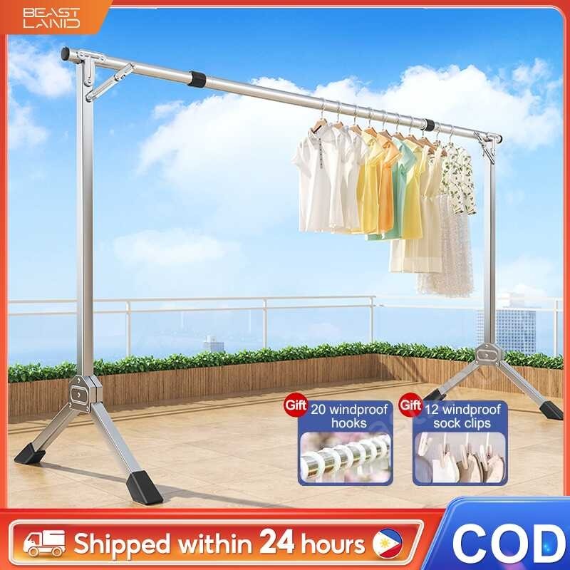 Drying 120-240Cm Stainless Sampayan Ng Damit Heavy Duty Clothes Hanging ...