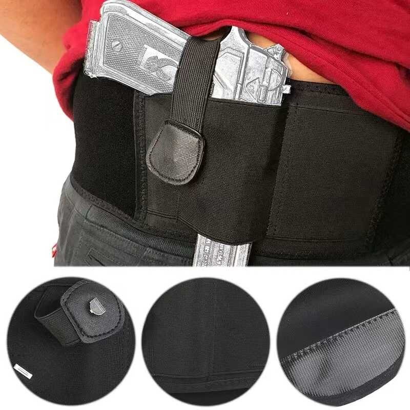 Tactical Belly Band Universal Invisible Elastic Waist Military Portable ...