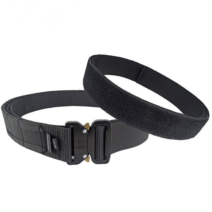 Men Belt 2 inches COBRA Metal Buckle Quick Release Laser Cut MOLLE ...