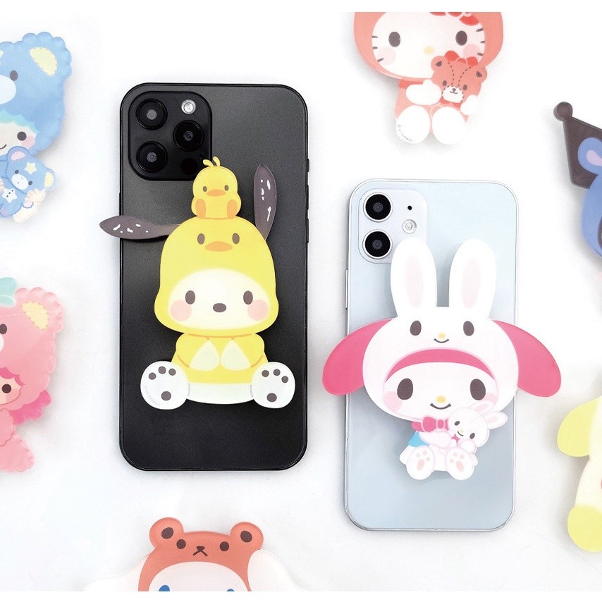 Sanrio Characters Phone Grip Tok Pop Popsocket - hello kitty my melody ...