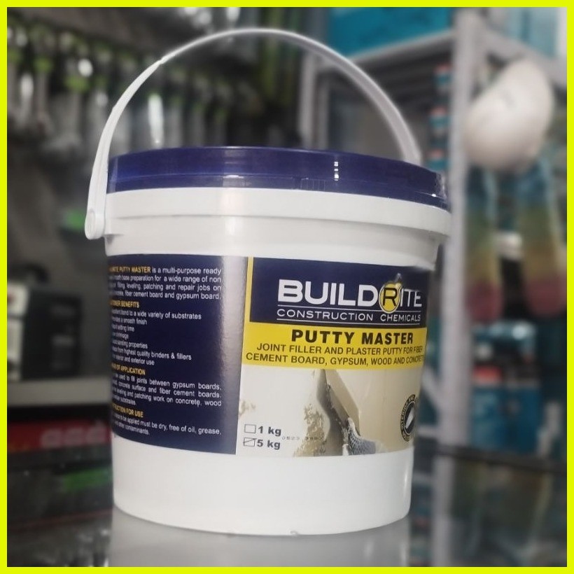 ⭐ ☎ BUILDRITE PUTTY MASTER (5kg-20kg) JOINT FILLER & PLASTER PUTTY FOR ...