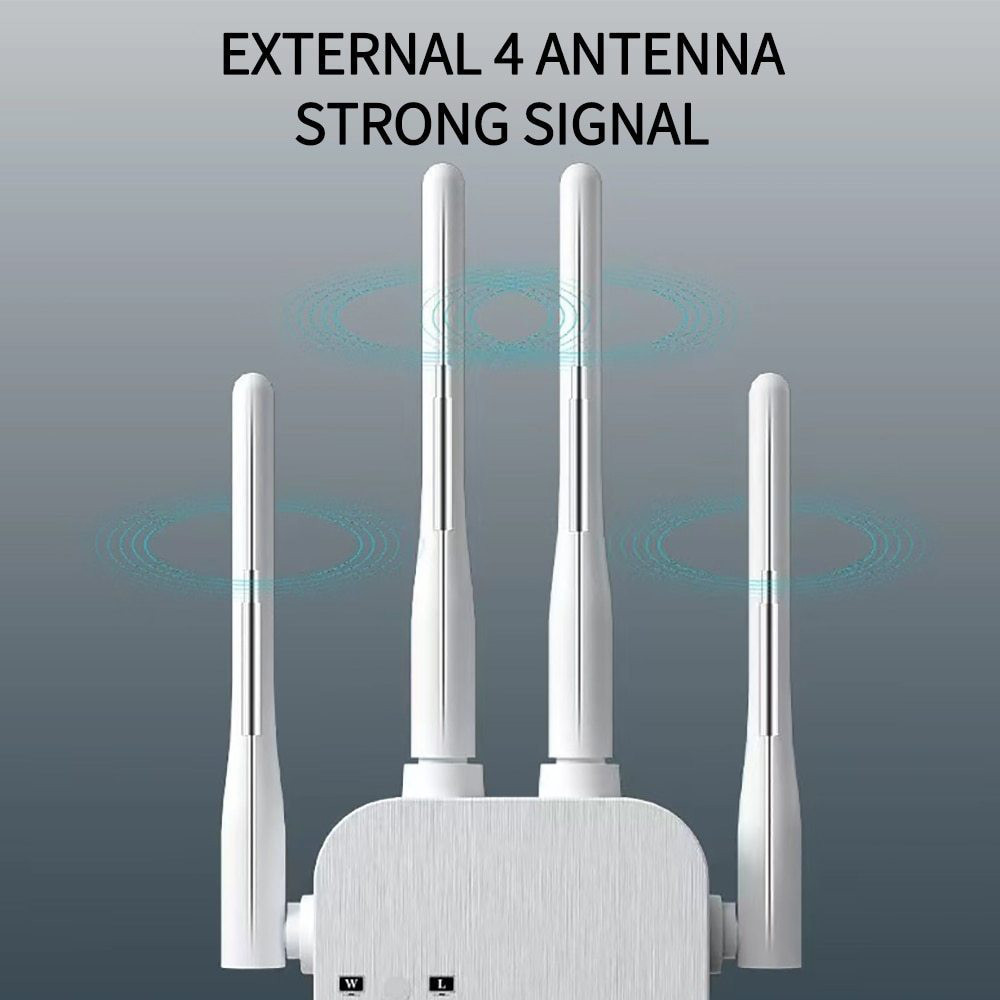 Wi-Fi Repeater 1200Mbps Network Signal Extender Wireless Router Fast ...