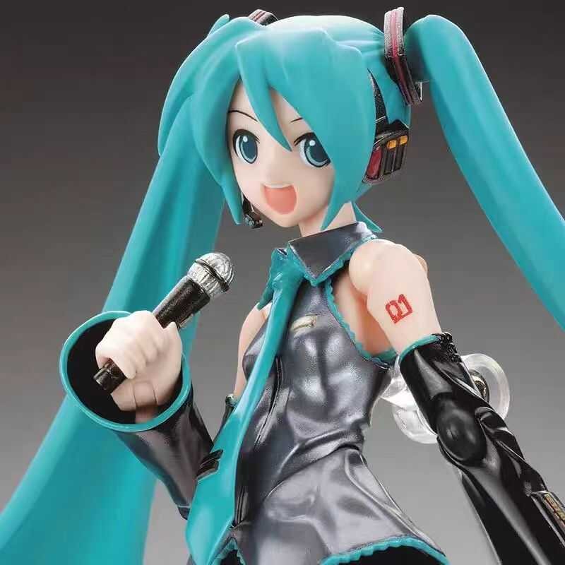 0 Bandai New 14Cm Hatsune Miku Anime Figures Figma 014 Action Figure ...