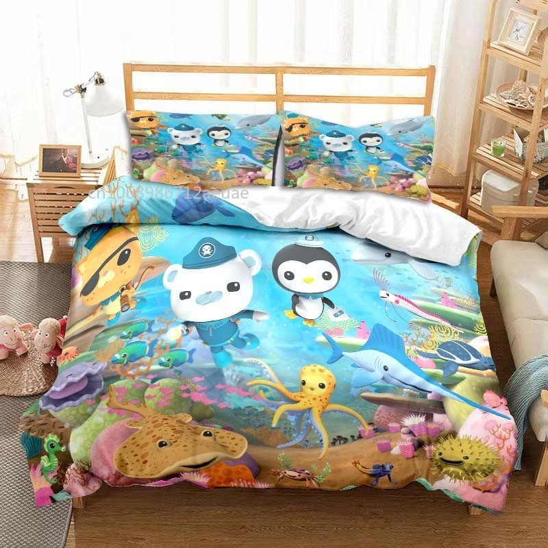 The Octonauts Cartoon All Season Twin Bedding 3 Piece Set Bed Duvet ...