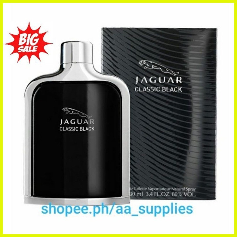 JAGUAR CLASSIC BLACK EDT 100ML Shopee Philippines