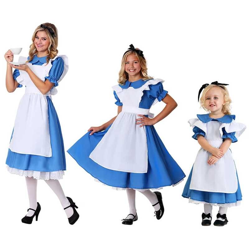 Alice Cosplay Costume Alice In Wonderland Costume Lolita Dress Maid ...