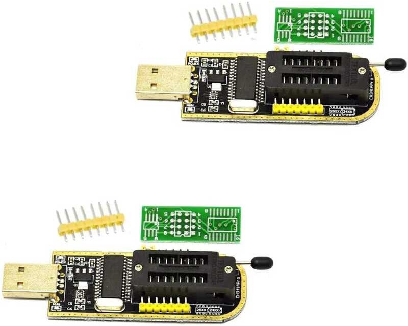 2Pcs USB KOOBOOK CH341A Series Programmer Burner Chip 24 EEPROM BIOS ...