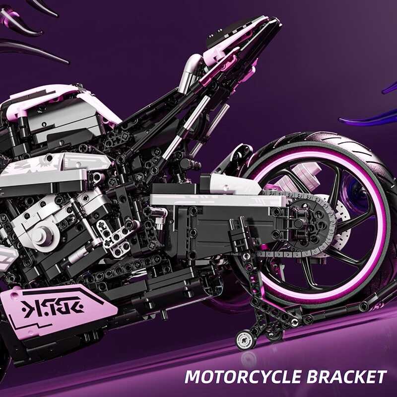 1 New Technical Famous Motorcycle M1000 RR Building Block Locomotive ...