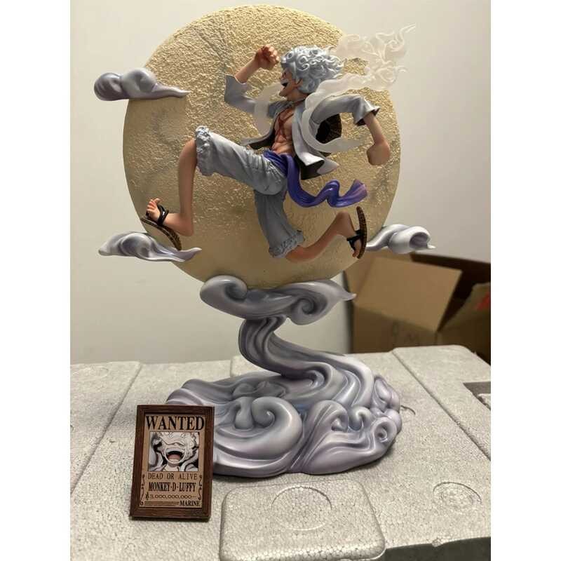e Figure Gear 5 Action Figures Anime One Piece Statue Monkey D. Luffy ...
