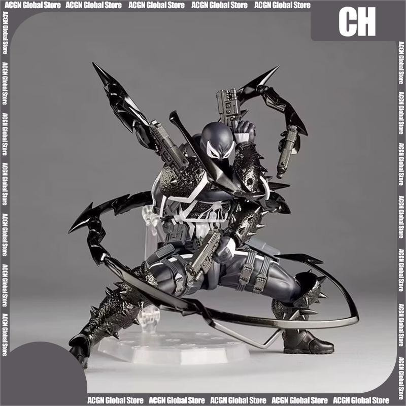 Agent Venom Action Figure Kaiyodo Revoltech Figurine Pvc Model Movable ...