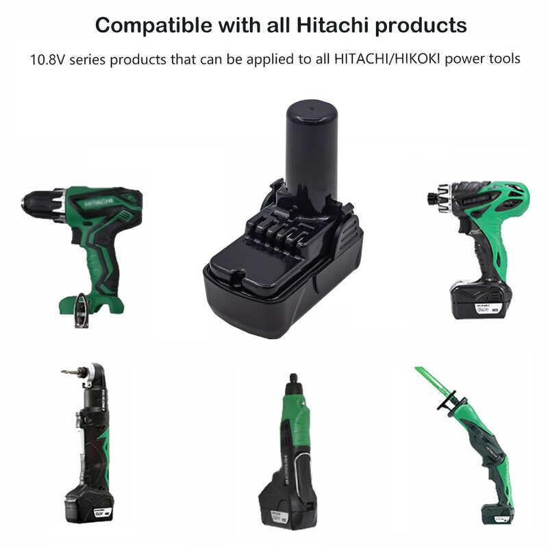 3000Mah 12V Li-Ion Rechargeable Battery For 10.8V Cordless Electric Drill Screwdriver Db10dl ...