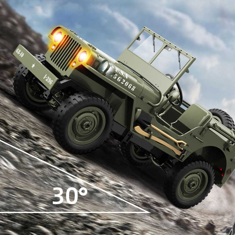 JRC C8815 Retro Rc Car With LED Lights Full-Scale Simulation Willis ...