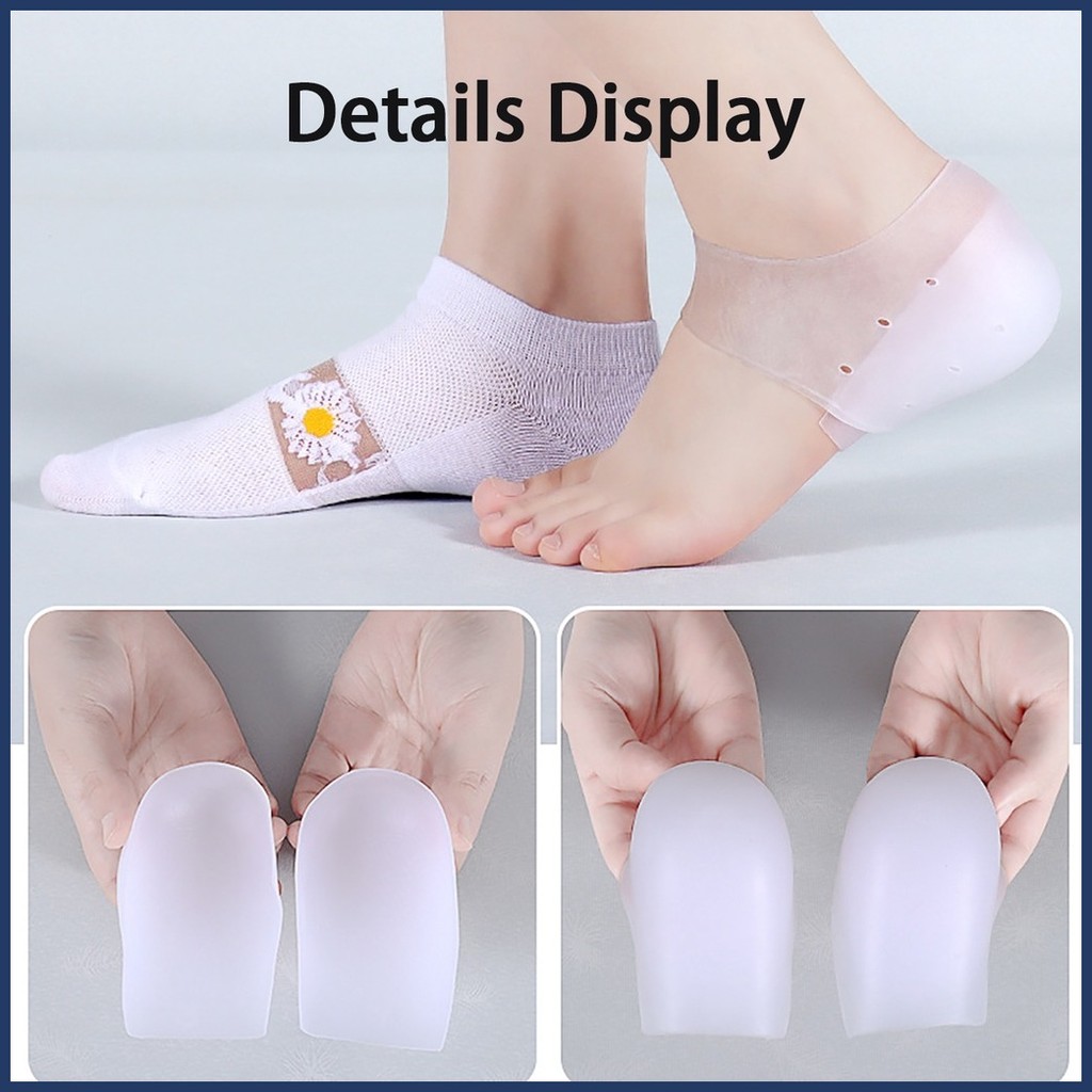 3~7cm 1 Pair Height Increase Insole Invisible Silicone Height Increase ...