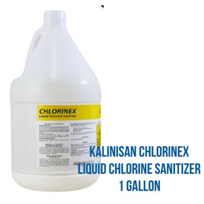 Kalinisan Chlorinex 1 Gallon (Liquid Chlorine Sanitizer, Food ...